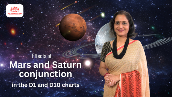 Effects of Mars and Saturn conjunction in the D1 and D10 charts